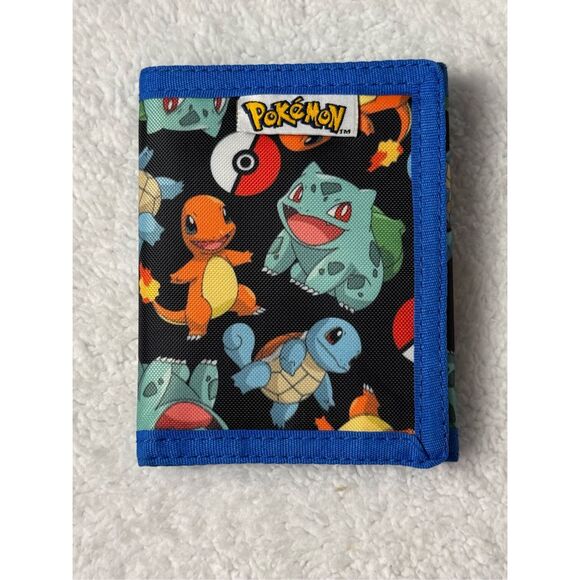 Bioworld | Bags | Pokemon Squirtle Charmander Bulbasaur Tri Fold Wallet ...